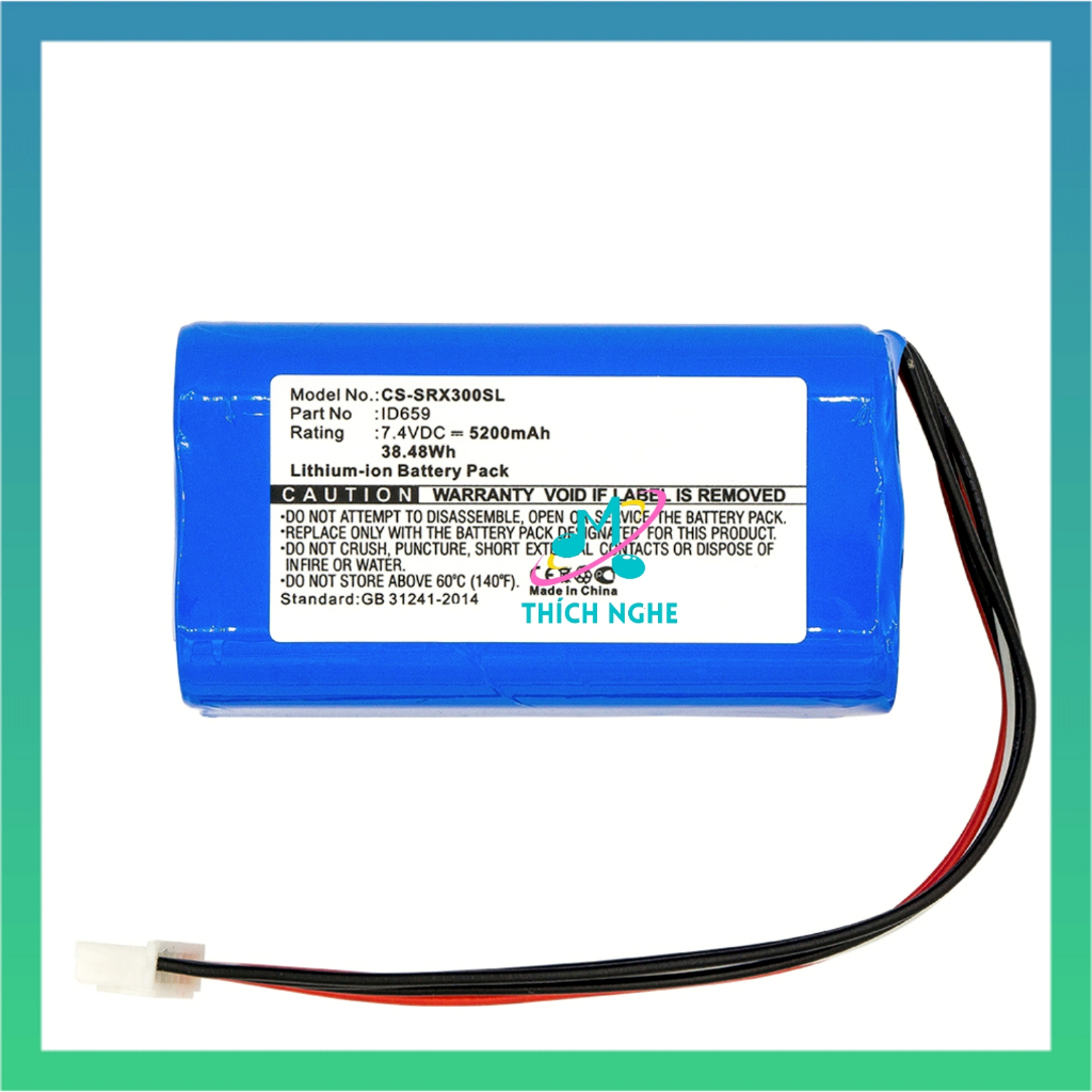 Pin Sony SRS XB30 / SRS XB40 CS-SRX300SL có dung lượng cao 7000mAh ...