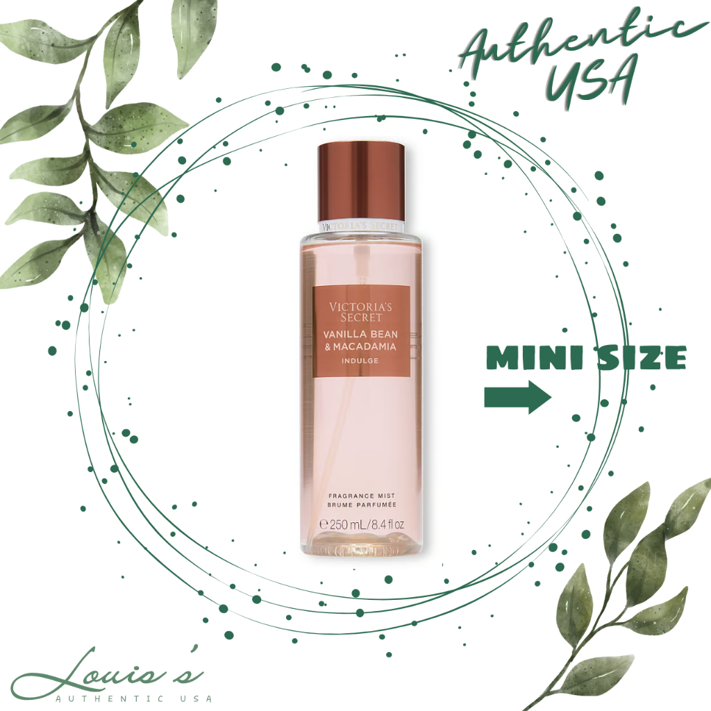 [ Mini ] Body mist VANILLA BEAN & MACADAMIA (ngọt) / Xịt thơm toàn thân ...
