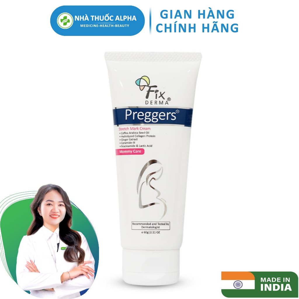 Kem Giảm Rạn Da FIXDERMA Preggers Stretch Mark Cream 60g | Shopee Việt Nam