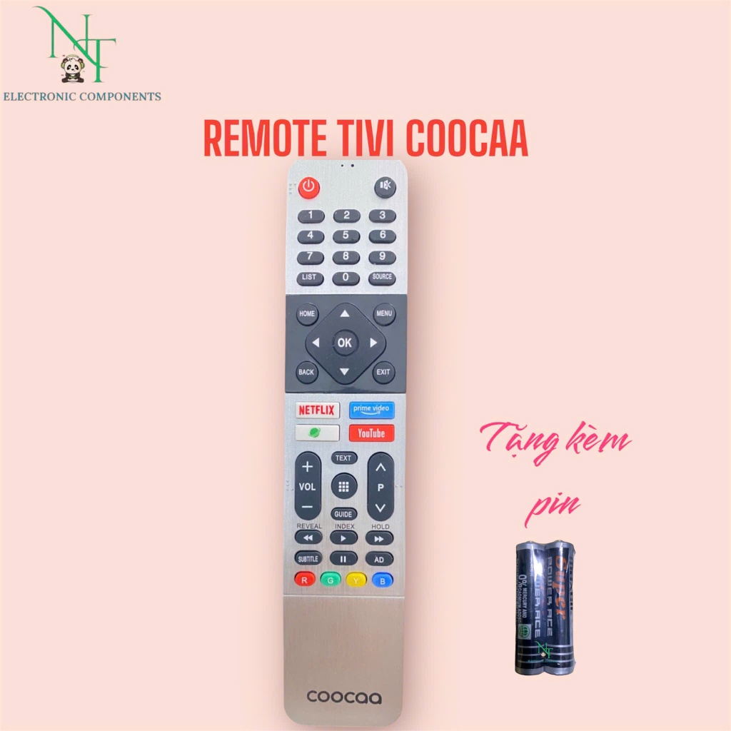 Remote điều khiển TiVi COOCAA Smart / LCD / LED . Hàng đẹp . Tặng kèm ...