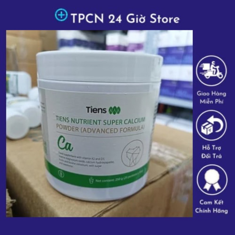 [ Có bán sỉ ] Canxi Pháp Thiên Sư Tiens Nutrient Super Calcium Powder ...