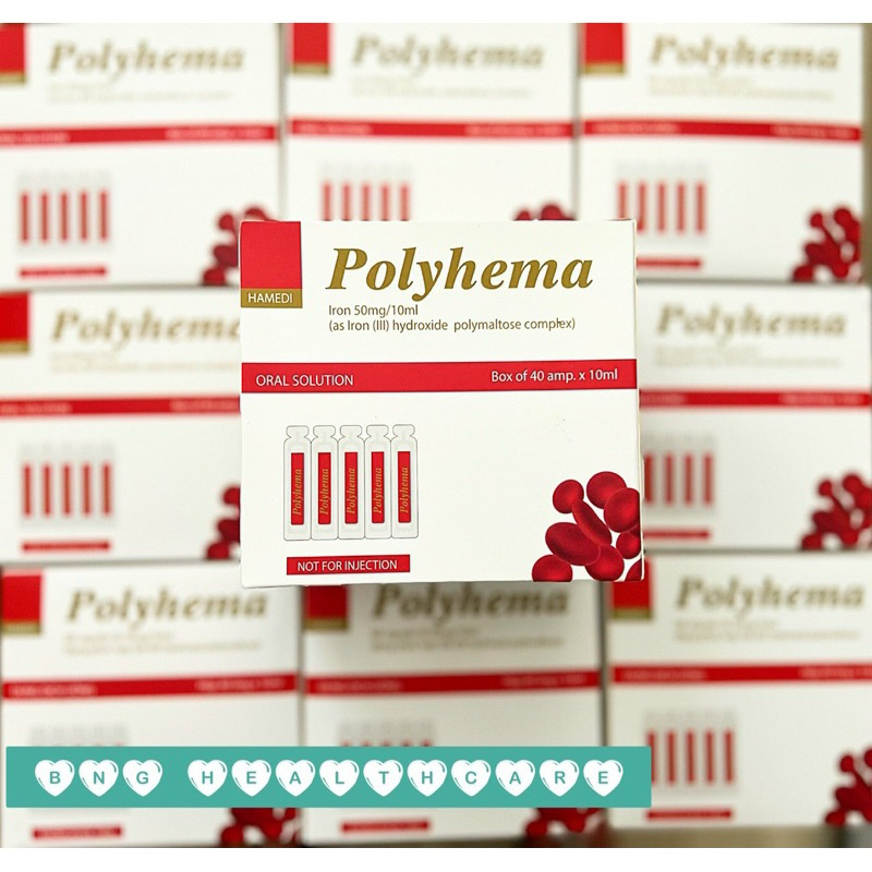 Polyhema Hỗ trợ bổ sung sắt ( Hộp 40 ống) | Shopee Việt Nam