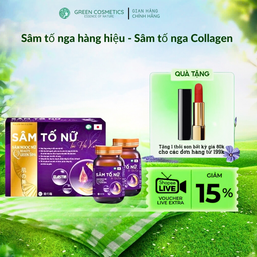 Sâm tố nga hàng hiệu - Sâm tố nga Collagen Tái Hồi Xuân, tăng vòng một nâng cấp nội tiết tố nga ...