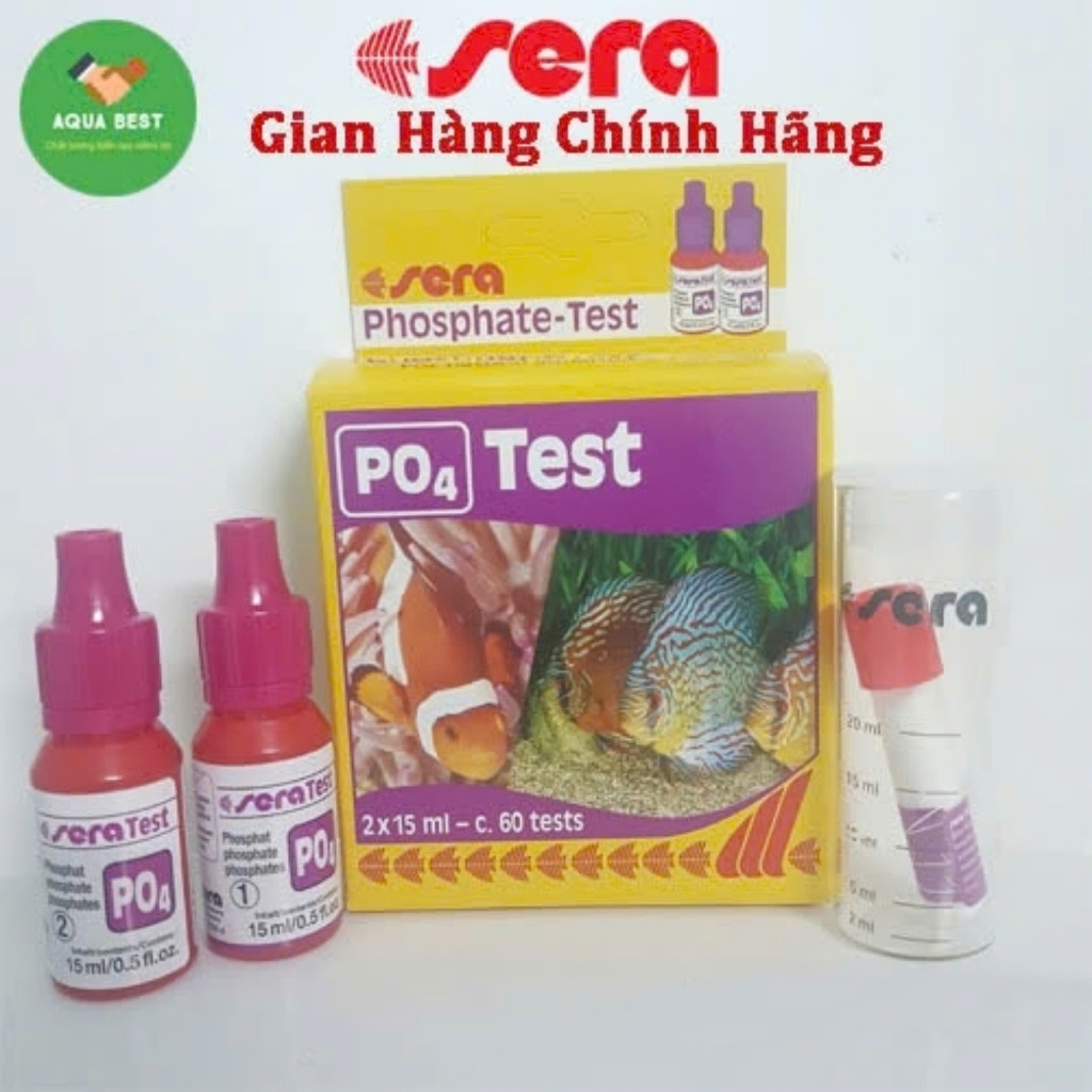 [Chính Hãng] Hộp test PO4 Sera Đức - Test PO4 | Shopee Việt Nam
