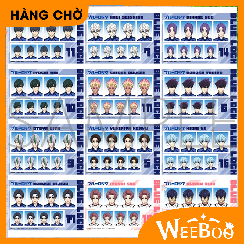 Bộ ảnh thẻ nhân vật Blue Lock Vol 3- Chính hãng Kodansha | Shopee Việt Nam