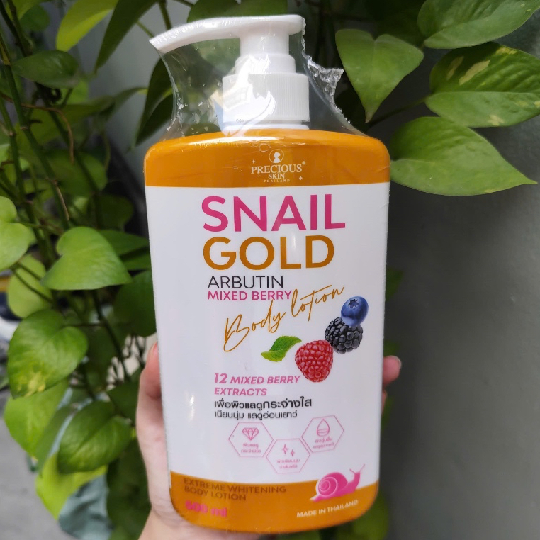 Sữa Dưỡng Thể Trắng Da Snail Gold Arbutin Mix Berry Body Lotion ...