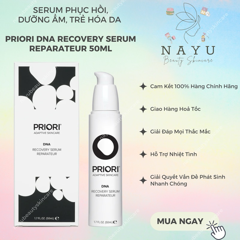 [HÀNG CÔNG TY] SERUM PHỤC HỒI, DƯỠNG ẨM, TRẺ HÓA DA PRIORI DNA RECOVERY ...