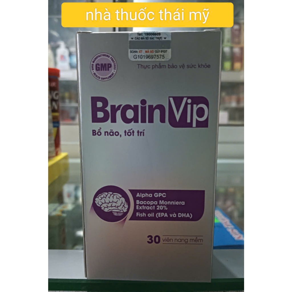 bổ não tốt trí brain vip meracine. | Shopee Việt Nam