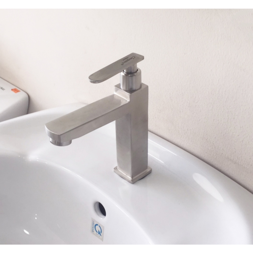 Vòi Rửa Mặt Lavabo Lạnh inox 304 N6013 Fotar, vòi nặng chắc chắn cao ...