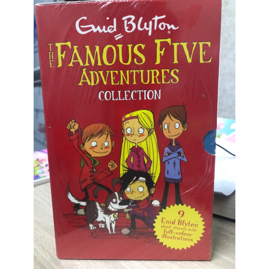 Sách - Guid Blyton Famous Five Adventures collection- bộ nhập 9 cuốn ...