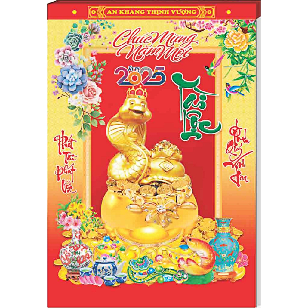Bloc Lịch Rời Màng Co Nẹp Thiết 2025 (20x30 cm, 25x35 cm, 30x40 cm ...