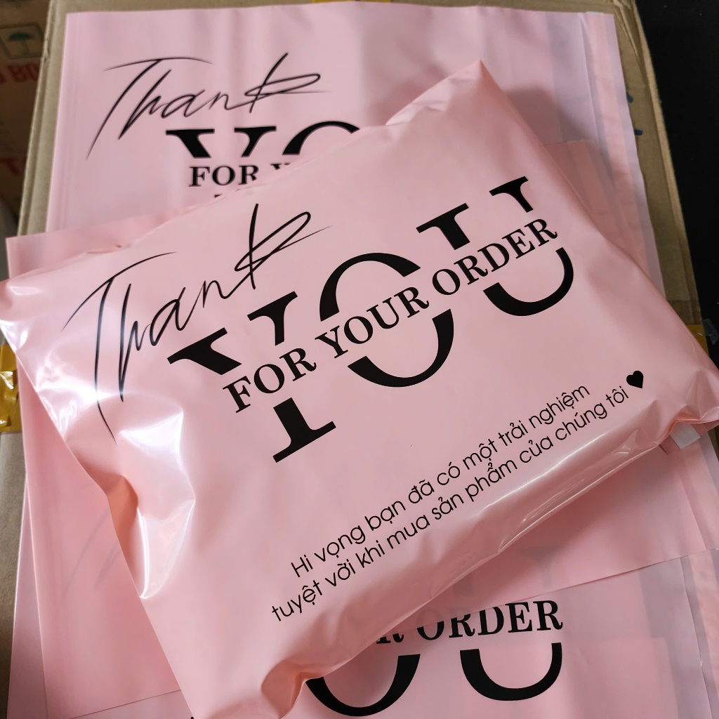 Túi Niêm Phong Thank You, Túi Niem Phong Cute. Túi Gói Hàng In Sẵn Chữ ...