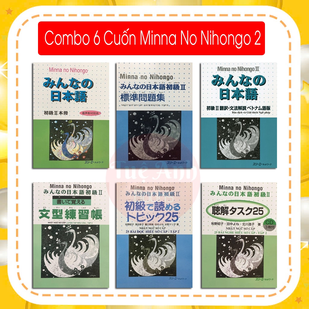 Sách Tiếng Nhật - Combo Minna No Nihongo 2 - Tiếng Nhật Cho Mọi Người Sơ Cấp 2 - Dành Cho Trình ...