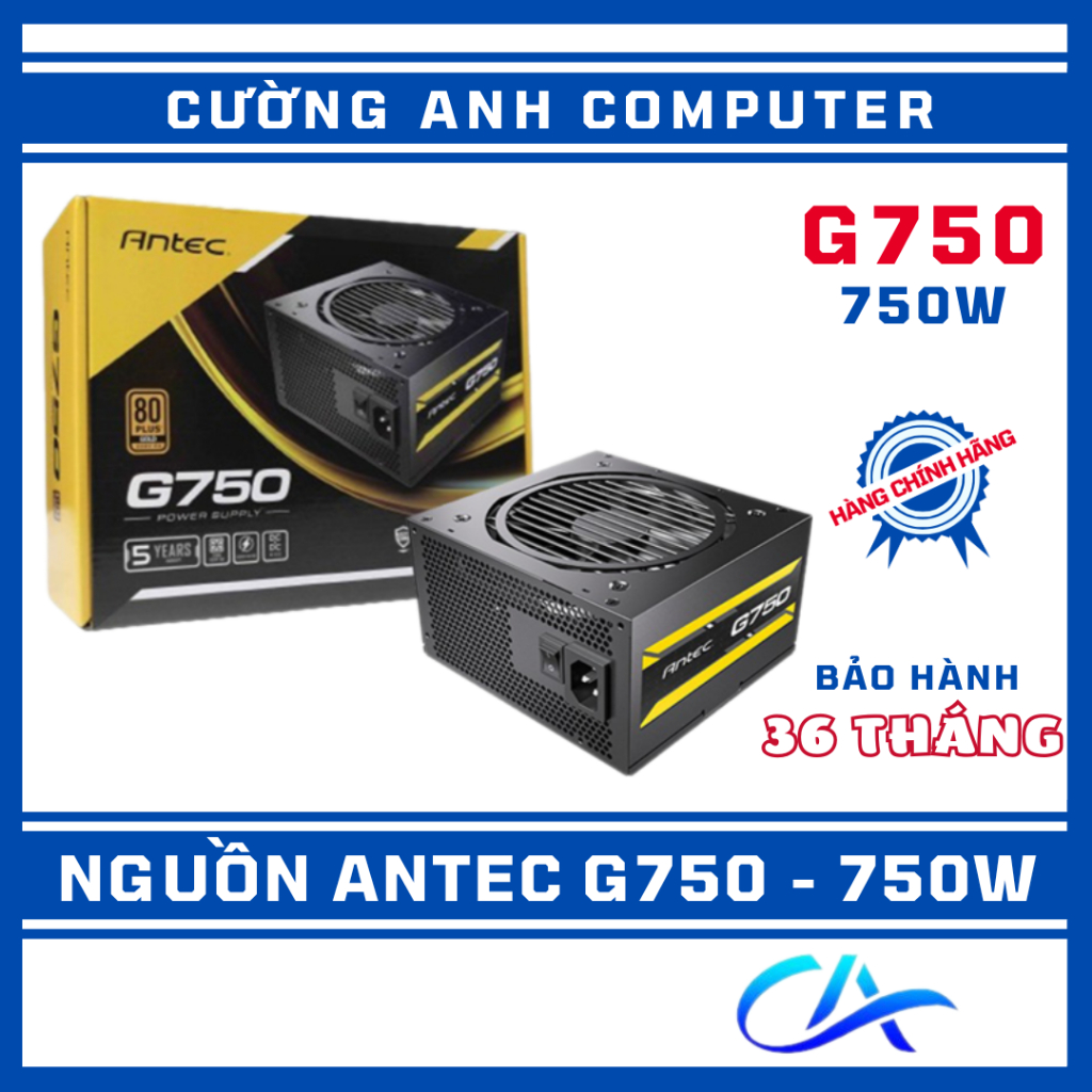 Nguồn Máy Tính ANTEC 80 PLUS Gold G750 - 750W | Shopee Việt Nam