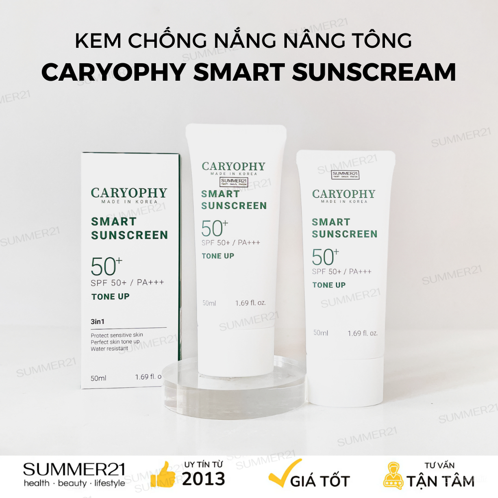 Kem Chống Nắng Caryophy Smart Sunscreen Tone Up 50ml | Shopee Việt Nam