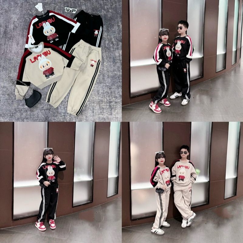 Bộ Labubu phối màu cho bé size đại 20-46kg | Shopee Việt Nam