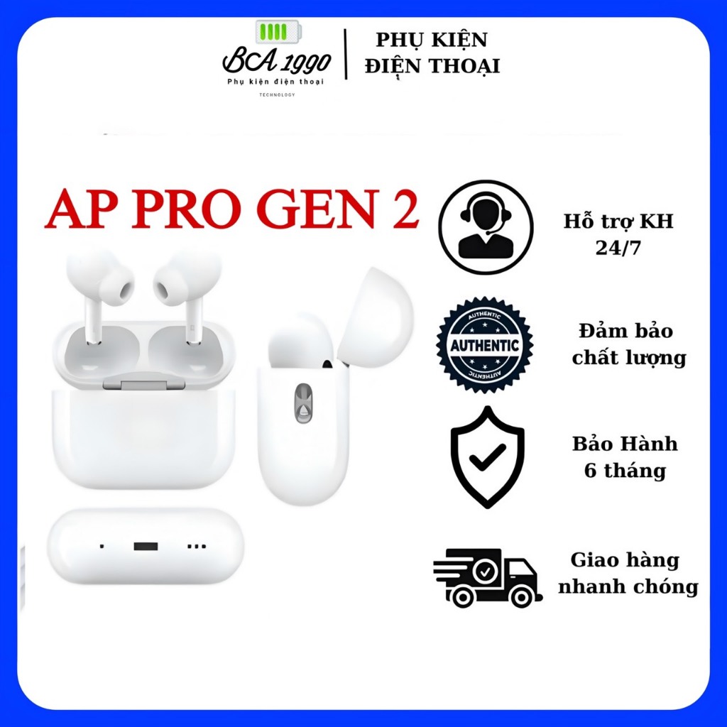Tai Nghe Bluetooth Pro 2 Bass Cực Căng Chống Ồn Định Vị Google Map Đổi ...