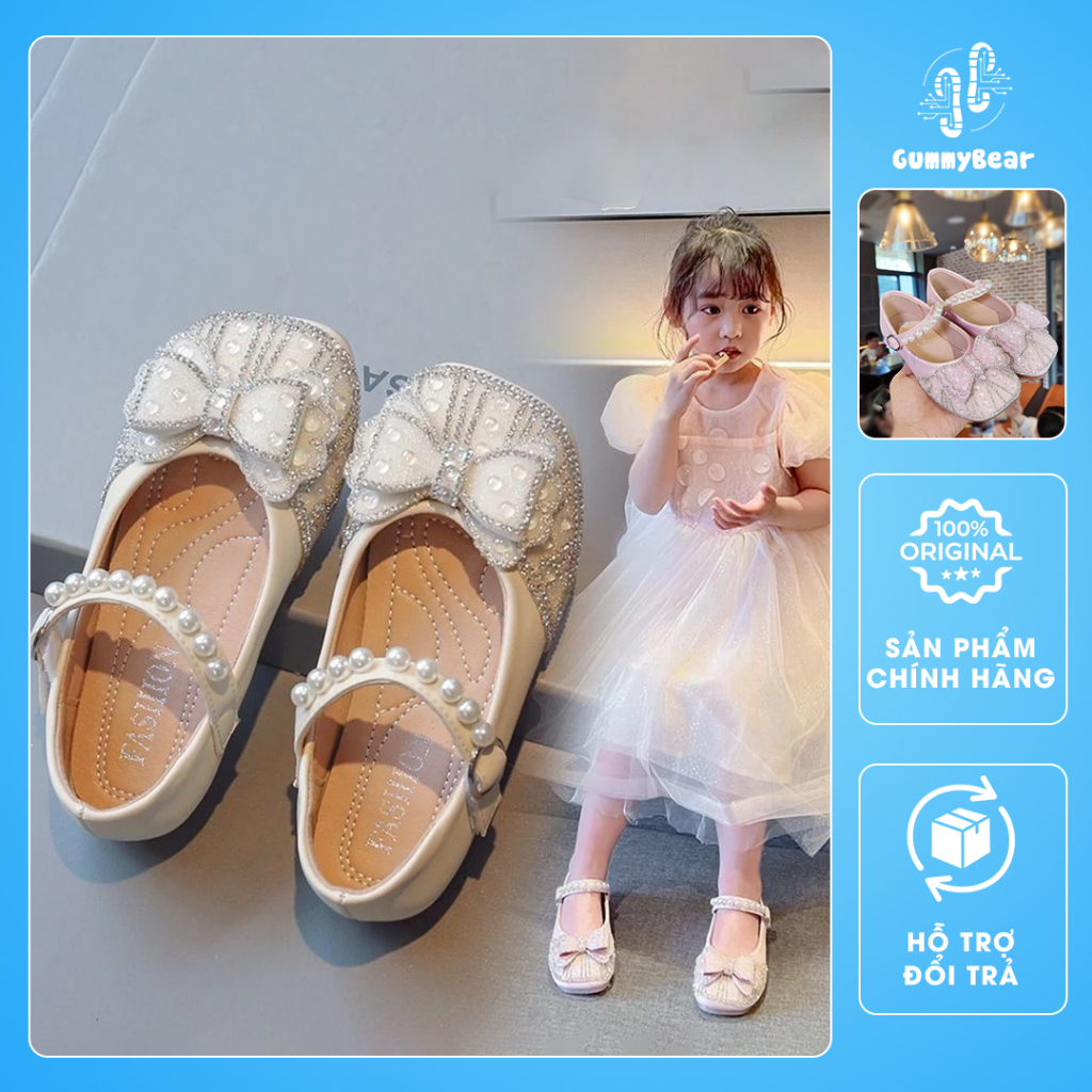 Giày Bé Gái GummyBear G101 - Giày Búp Bê Bé Gái Công Chúa Từ 3-8 Tuổi ...