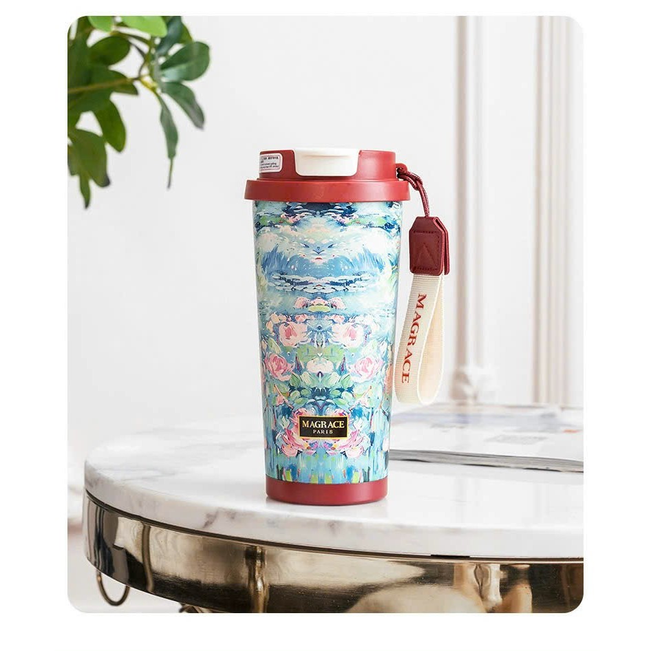 Bình giữ nhiệt kèm ống hút Magrace Paris 500ml | Shopee Việt Nam