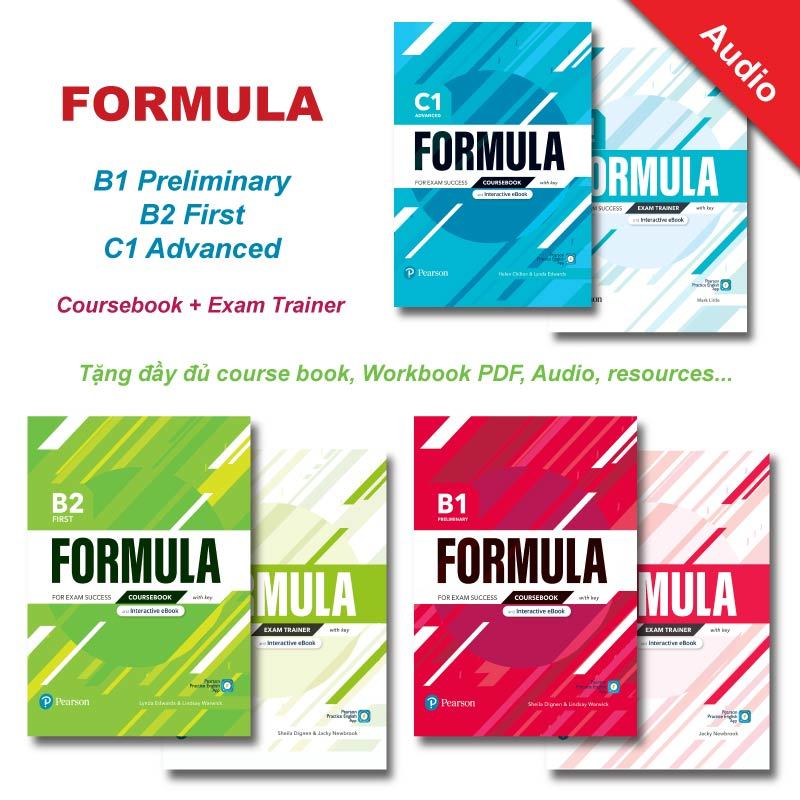 Sách Formula for Exam Success - Coursebook, Exam Trainer with key - 4 ...