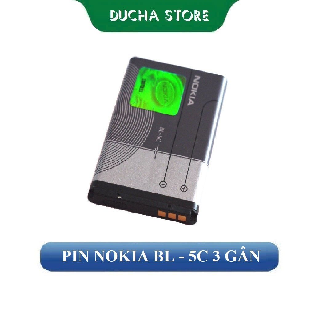 SU9 Pin nokia Bl 5C Pin 3 Gân 2IC Xịn Cho Nokia 1280, 105, 110i | Shopee Việt Nam