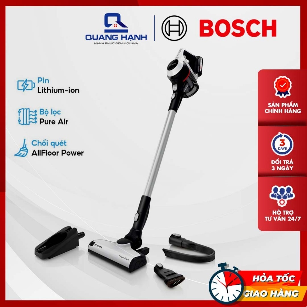 Máy hút bụi cầm tay không dây Bosch BCS.61113 Serie 6 - Sản xuất Đức | Shopee Việt Nam