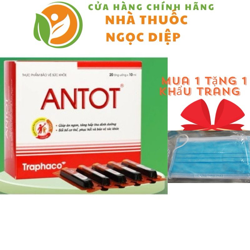 Dung dịch Antot IQ Traphaco Bồi bổ, bảo vệ và phục hồi sức khỏe, hỗ trợ ...