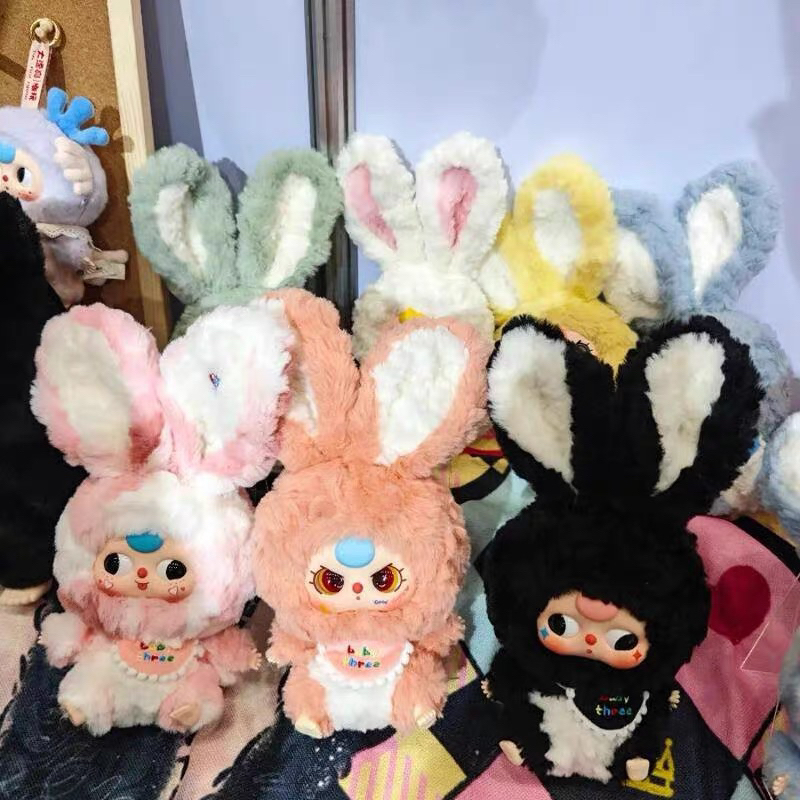 [Blindbox Có Sẵn] baby three lily rabbit town baby three v3 hộp mù móc ...