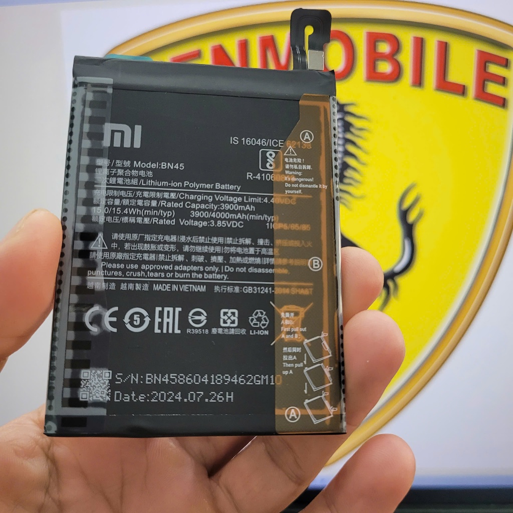 Pin ZIN, DW Tương Thích Xieomi Model BN45 Dùng Cho Redmi Note 5, Redmi ...