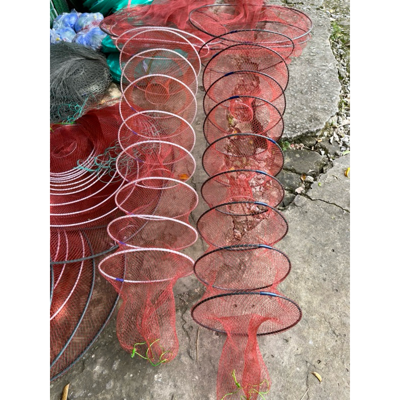 [Tường Vi] LÚ ĐẶT TÔM MIỆNG RỘNG 3 mét CAO 70cm DÀI 3.5m NẶNG 700g , 12 VÀNH MŨ. | Shopee Việt Nam