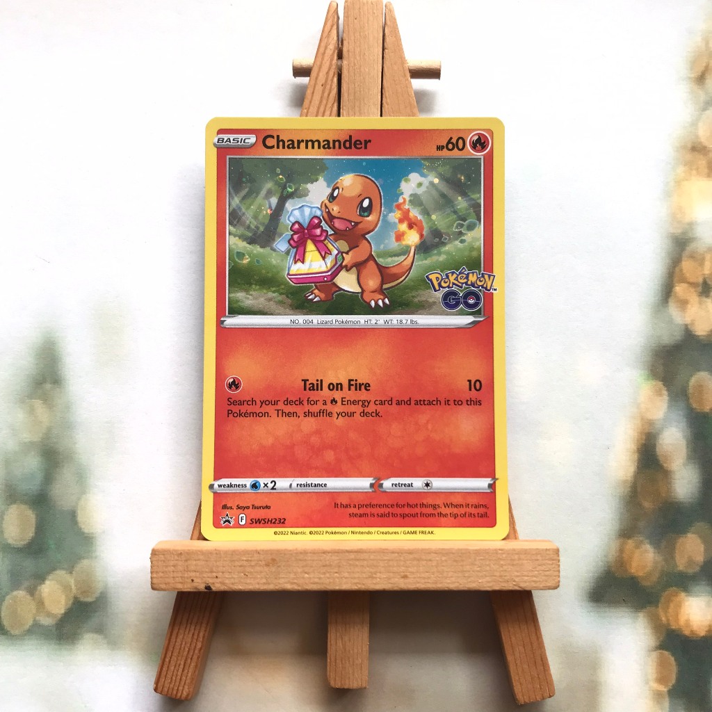 Thẻ hình Pokemon Charmander SWSH232 - Lá bài Sword & Shield Promo Holo ...