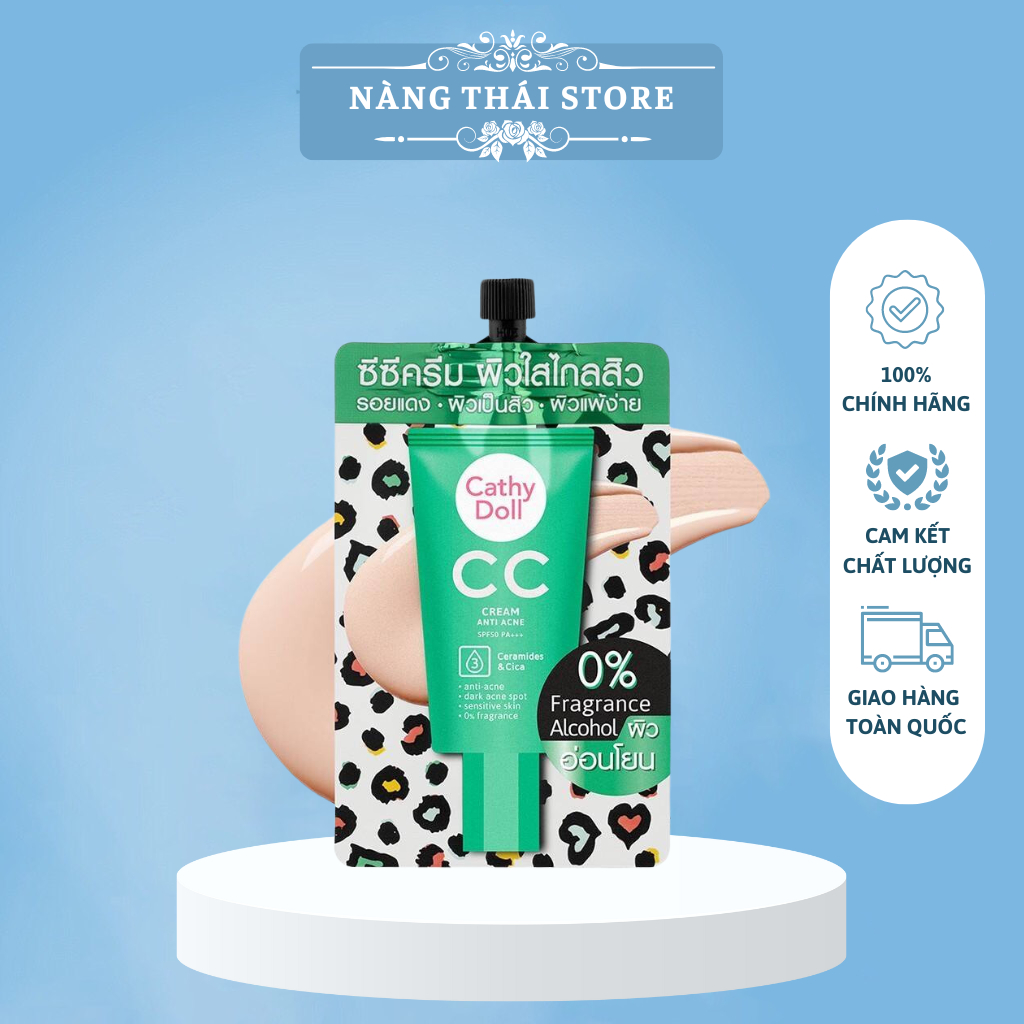 Kem Nền Cathy Doll CC Cream Speed Cover Độ Che Phủ Cao Chống Nắng Tốt ...