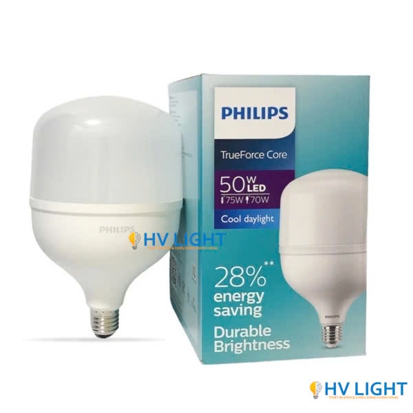 Bóng Philips Led bulb trụ 50W E27 - Tiết kiệm điện, chất lượng sáng cao ...