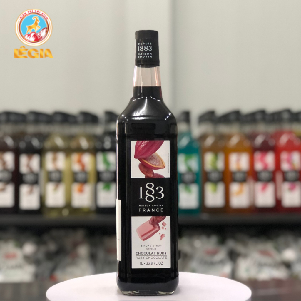 SYRUP 1883 SOCOLA HỒNG 1L - RUBY CHOCOLATE 1883 SYRUP | Shopee Việt Nam