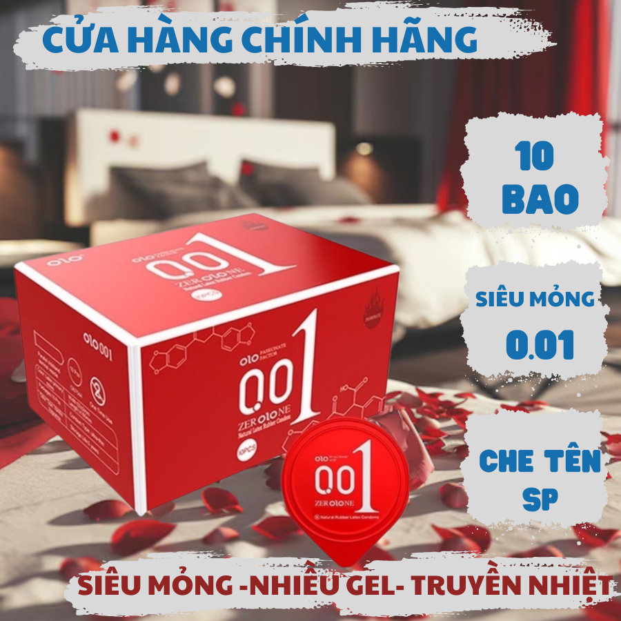 [HỎA TỐC-HCM] Bao cao su 0.01 OLOO, bao cao su siêu mỏng 0.01mm, nhiều ...