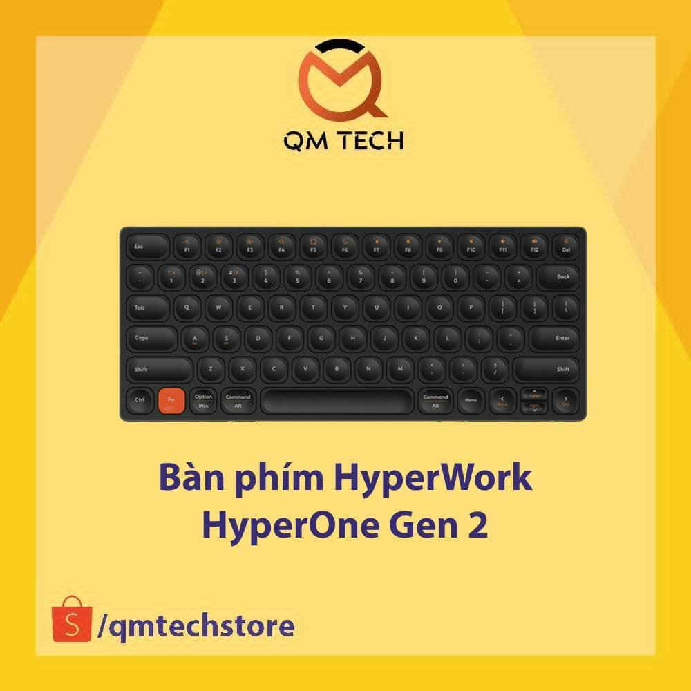 [NEW-BH 12 tháng] Bàn phím không dây HyperWork HyperOne Gen 2 - QMTECH STORE | Shopee Việt Nam
