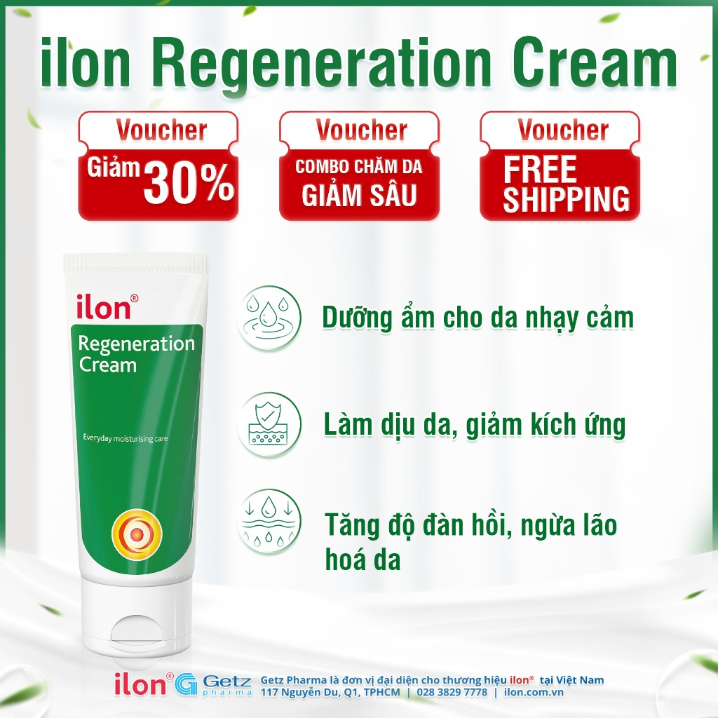 Kem dưỡng ẩm dành cho mọi loại da ilon Regeneration Cream | Shopee Việt Nam