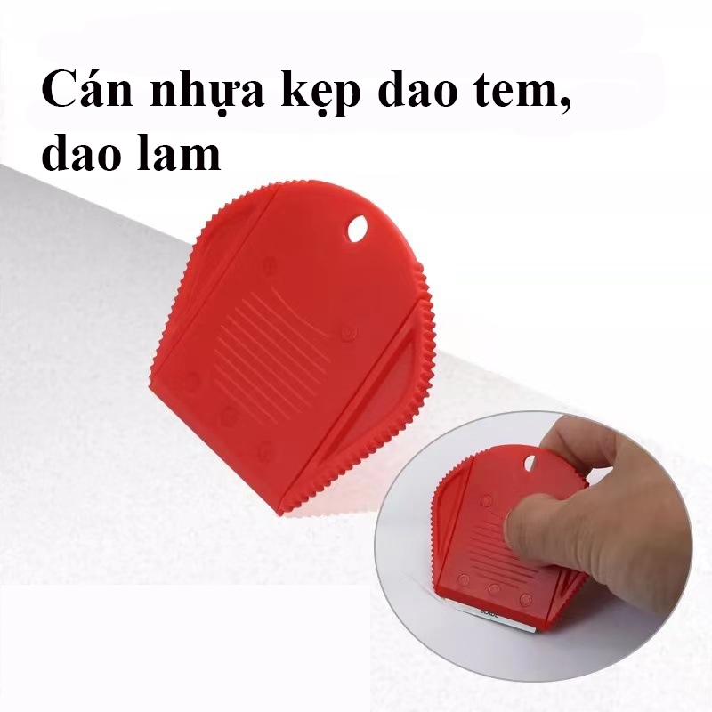 Set 3cCán nhựa kẹp dao tem,dao lam | Shopee Việt Nam