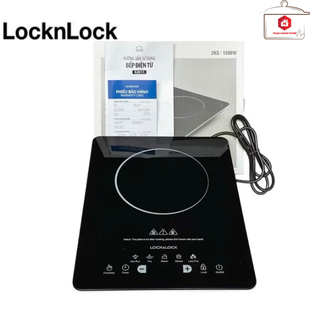 Bếp Điện Từ Lock&Lock EJI311 220-240V, 50/60Hz, 1500W | Shopee Việt Nam