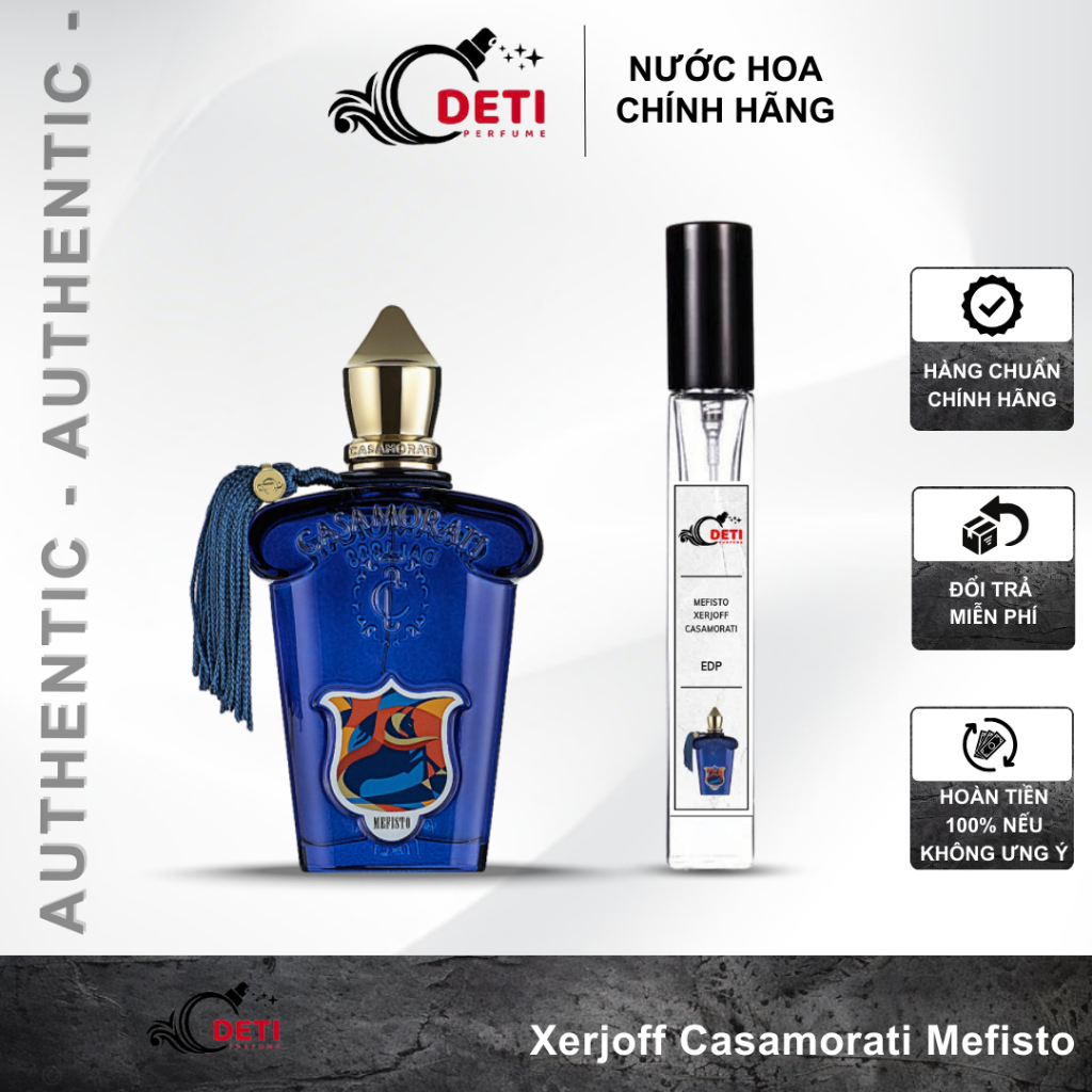 (Auth - 10ml) Nước Hoa Nam Xerjoff Casamorati Mefisto EDP chính hãng, chai chiết 10ml, 20ml ...
