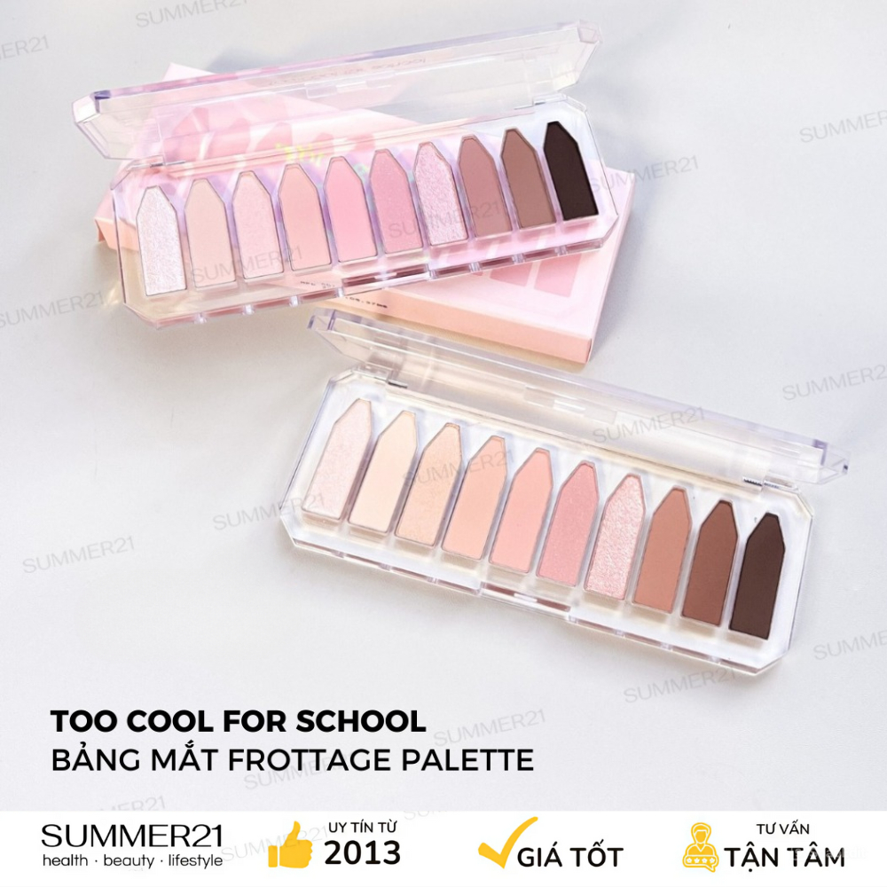 Phấn mắt TOO COOL FOR SCHOOL FROTTAGE PALETTE | Shopee Việt Nam