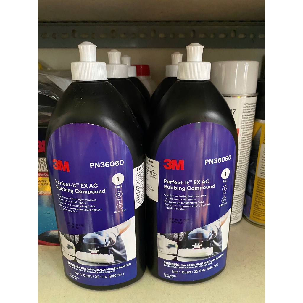 3M PERFECT-IT EX RUBBING COMPOUND 36060 - – XI ĐÁNH BÓNG BƯỚC 1 (946ML) | Shopee Việt Nam