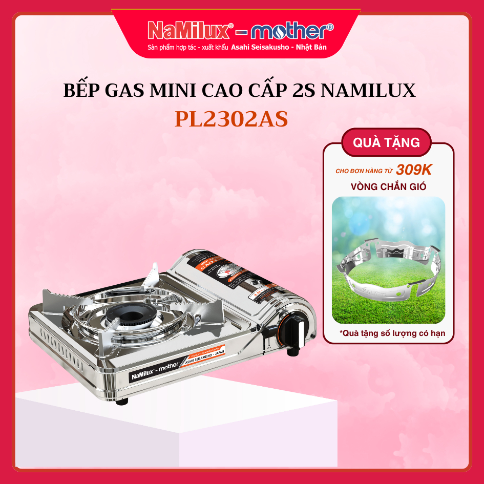 Bếp Gas Mini Cao Cấp Ngắt Gas 2S │Giải Pháp Chống Nổ Lon Gas│Công Suất ...