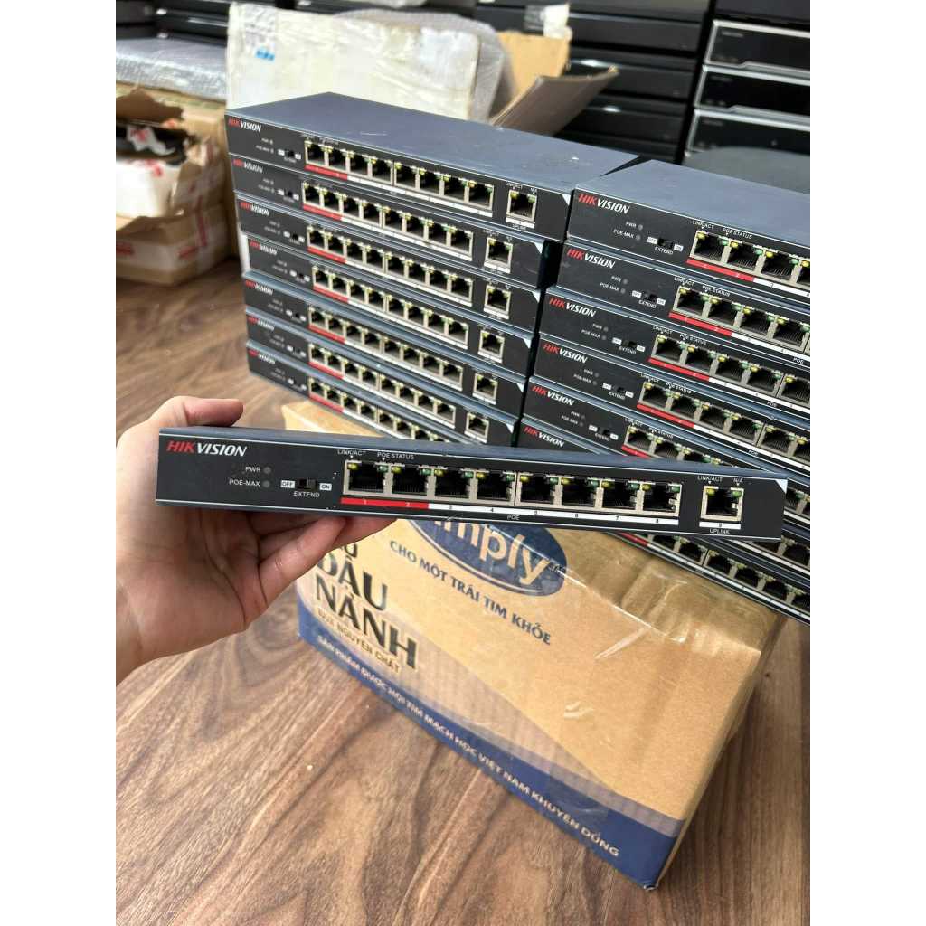 Switch POE 8+1 Hikvision/ Hàng lướt mới 90% | Shopee Việt Nam