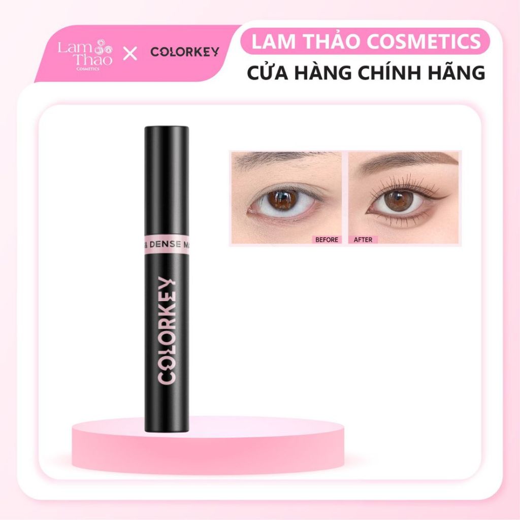Chuốt Mi Dài Và Dày Mi Colorkey Long & Dense Mascara | Shopee Việt Nam