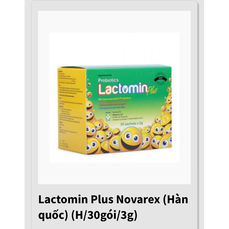 Cốm Probiotics Lactomin Plus Novarex bổ sung vi khuẩn có ích, giúp cân ...