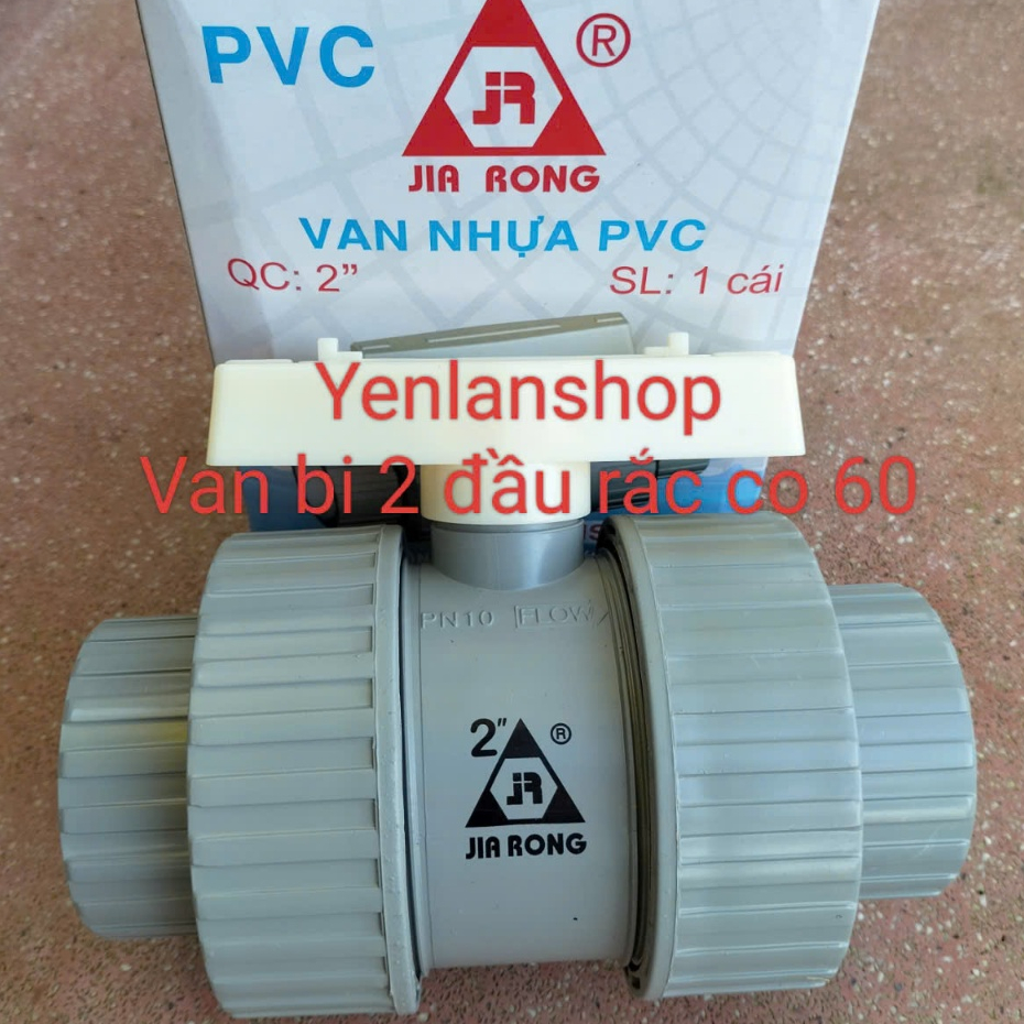 Van bi nhựa 2 đầu rắc co phi 60 (2'') | Shopee Việt Nam
