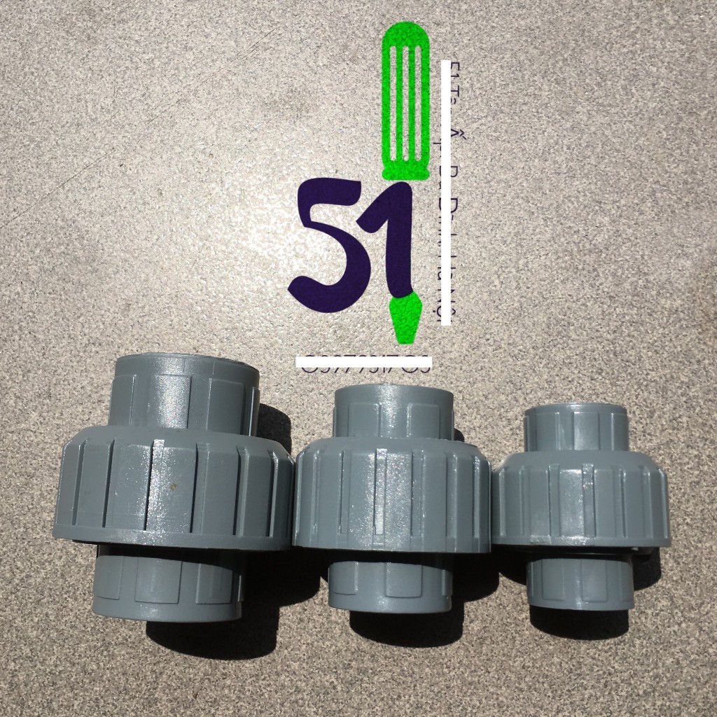 Rắc co nhựa PVC Phú Hải phi 21, 27, 34 | Khớp nối sống | Racco | Zacco ...