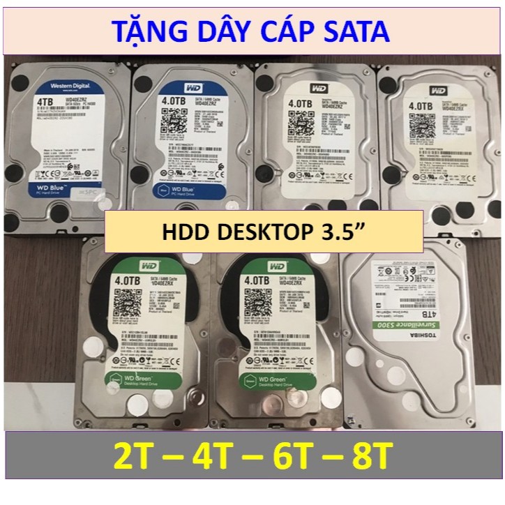Ổ cứng HDD 3.5" Máy bàn Good 2T 4T 6T 8T | Shopee Việt Nam
