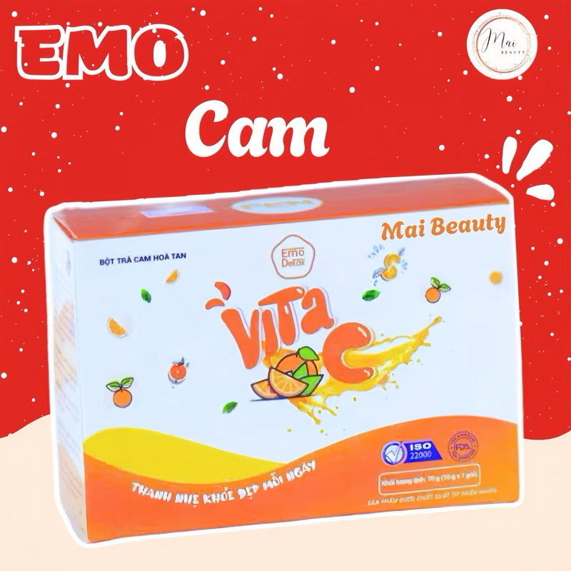 EMO SLIM - Nước Trái Cây Vị Cam Vita C Hỗ Trợ Giảm Cân, kiểm soát cân ...